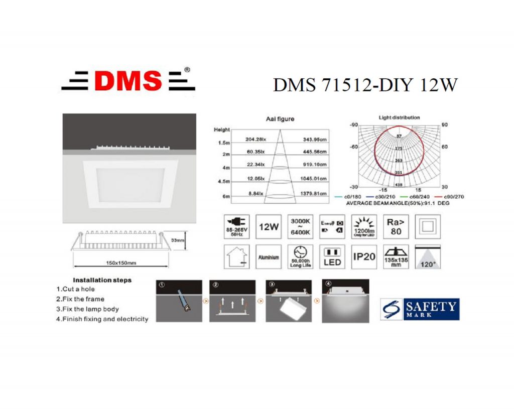 DMS 71512-DIY LED Downlight – Chan Huat