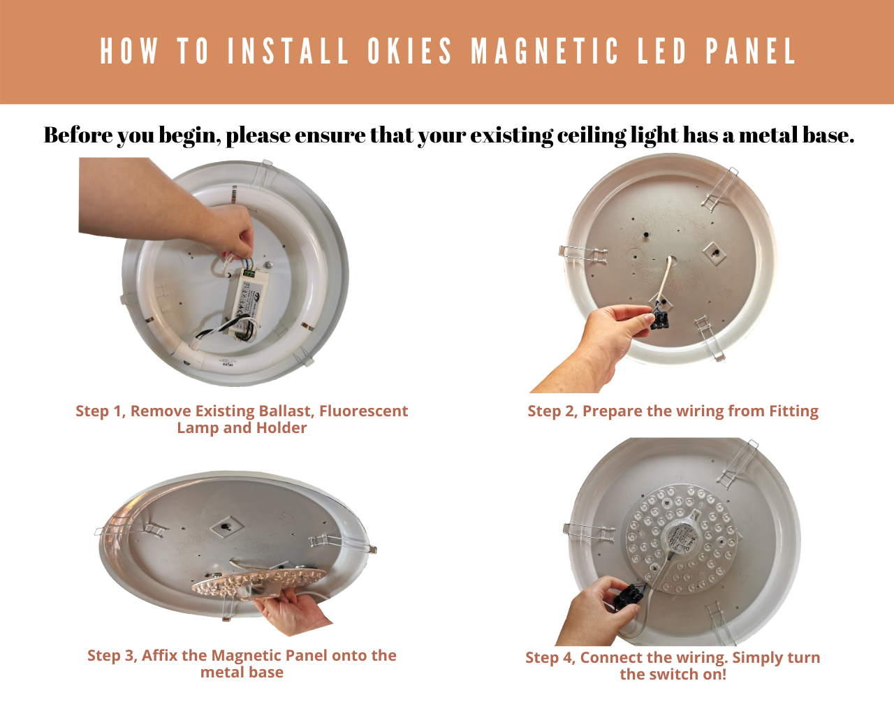 OKIES 28W MAGNETIC LED PANEL – Chan Huat